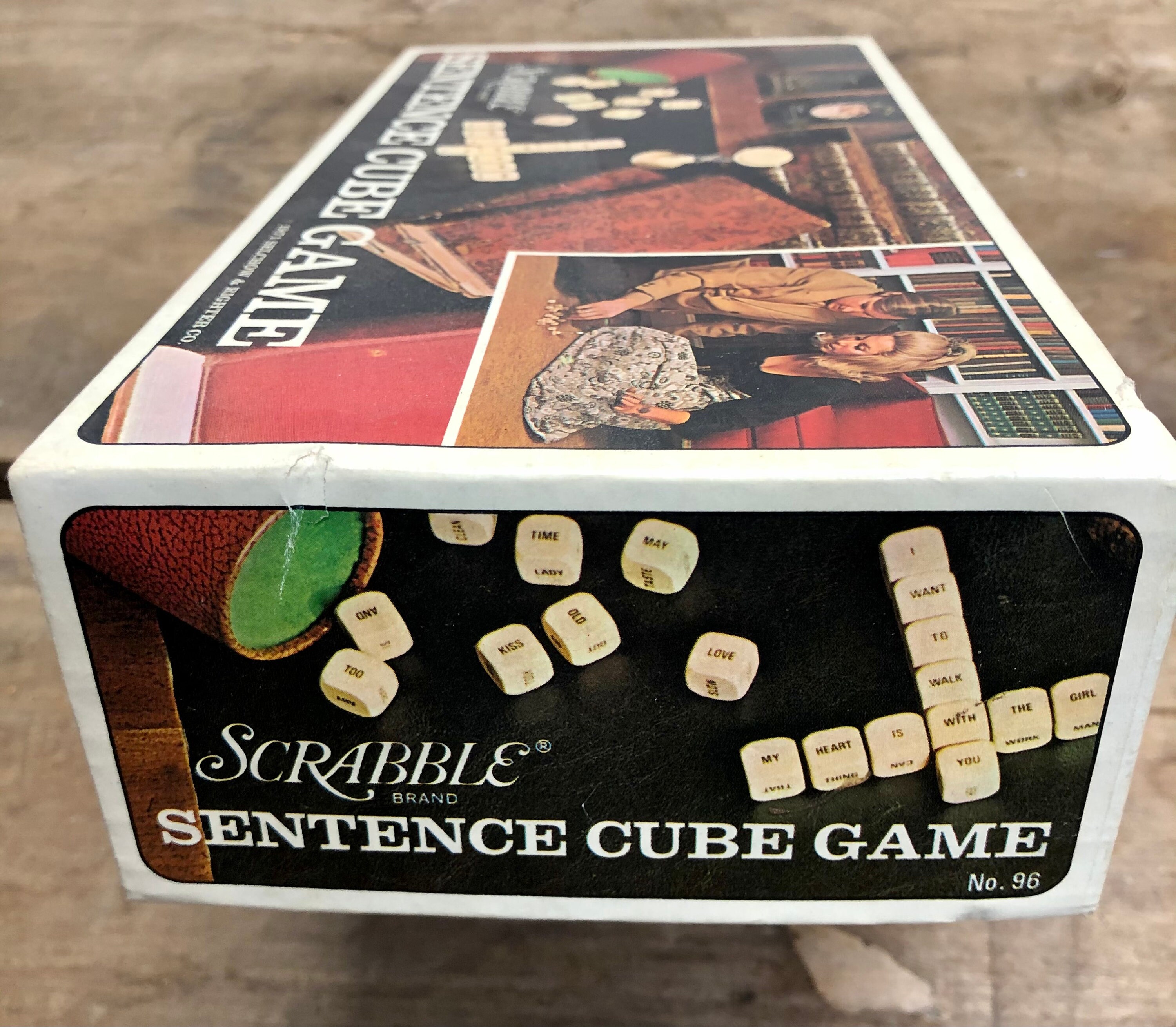 1971 Scrabble Sentence Cube Game by Selchow and Righter - Etsy