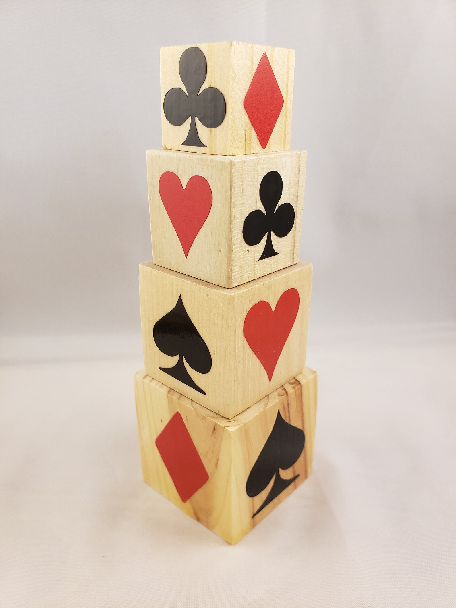 Natural Wood Euchre Trump Cube, what's Trump Cubes, Trump Marker, Trump ...