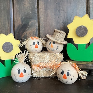 SCARECROW | WOODEN | FALL Decoration | Tiered Tray Decor | Autumn ...