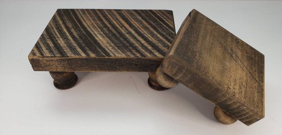 WOOD RISERS Farmhouse Decor Rustic Tray Tiered Tray - Etsy