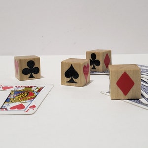 EUCHRE TRUMP Cube 1 Inch | What's Trump Cube | Card Club | Euchre ...