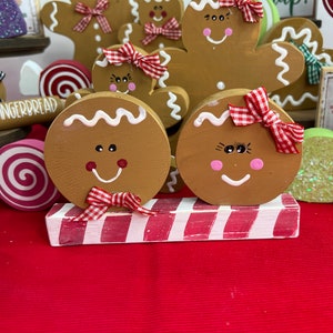 GINGERBREAD MAN | WOODEN | Fun Christmas Decor | Shelf Sitter ...