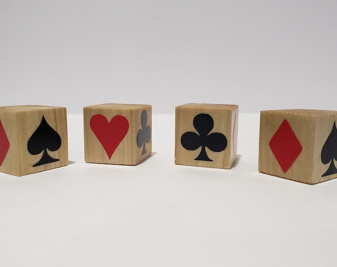 EUCHRE TRUMP Cube 1 Inch What's Trump Cube Card Club | Etsy