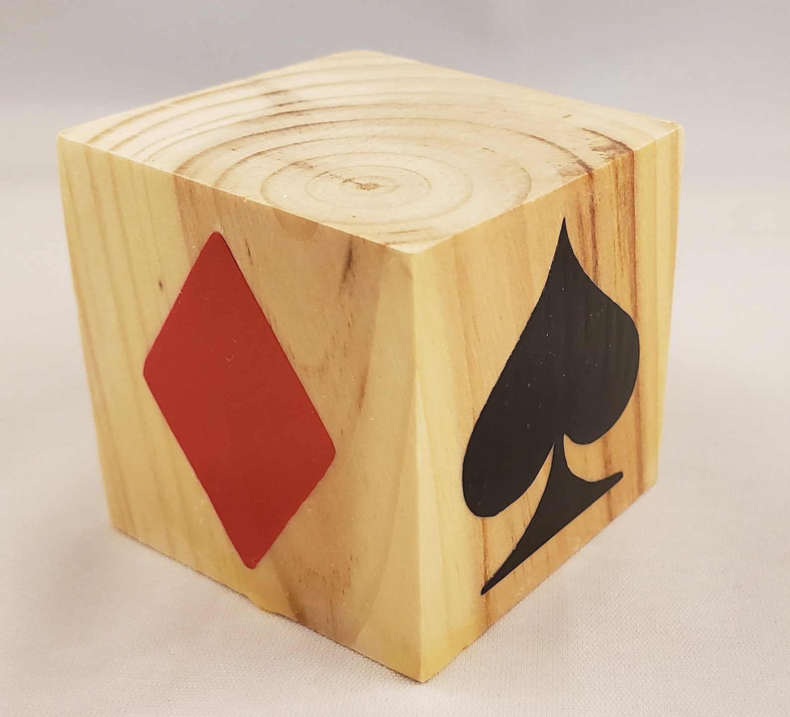 Natural Wood Euchre Trump Cube, what's Trump Cubes, Trump Marker, Trump ...
