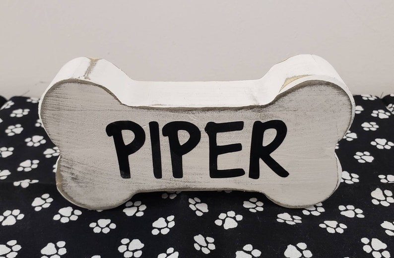 PERSONALIZED DOG BONE Signs Dog Gifts Wood Dog Bone | Etsy