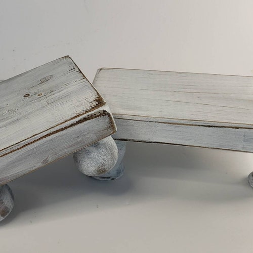 WOOD RISERS Farmhouse Decor Rustic Tray Tiered Tray - Etsy