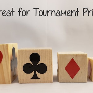 Natural Wood Euchre Trump Cube, "what's Trump?" Cubes, Trump Marker ...