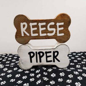 PERSONALIZED DOG BONE Signs | Dog Gifts | Wood Dog Bone | Custom Dog ...