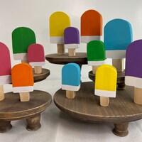 Wooden Popsicle - Etsy