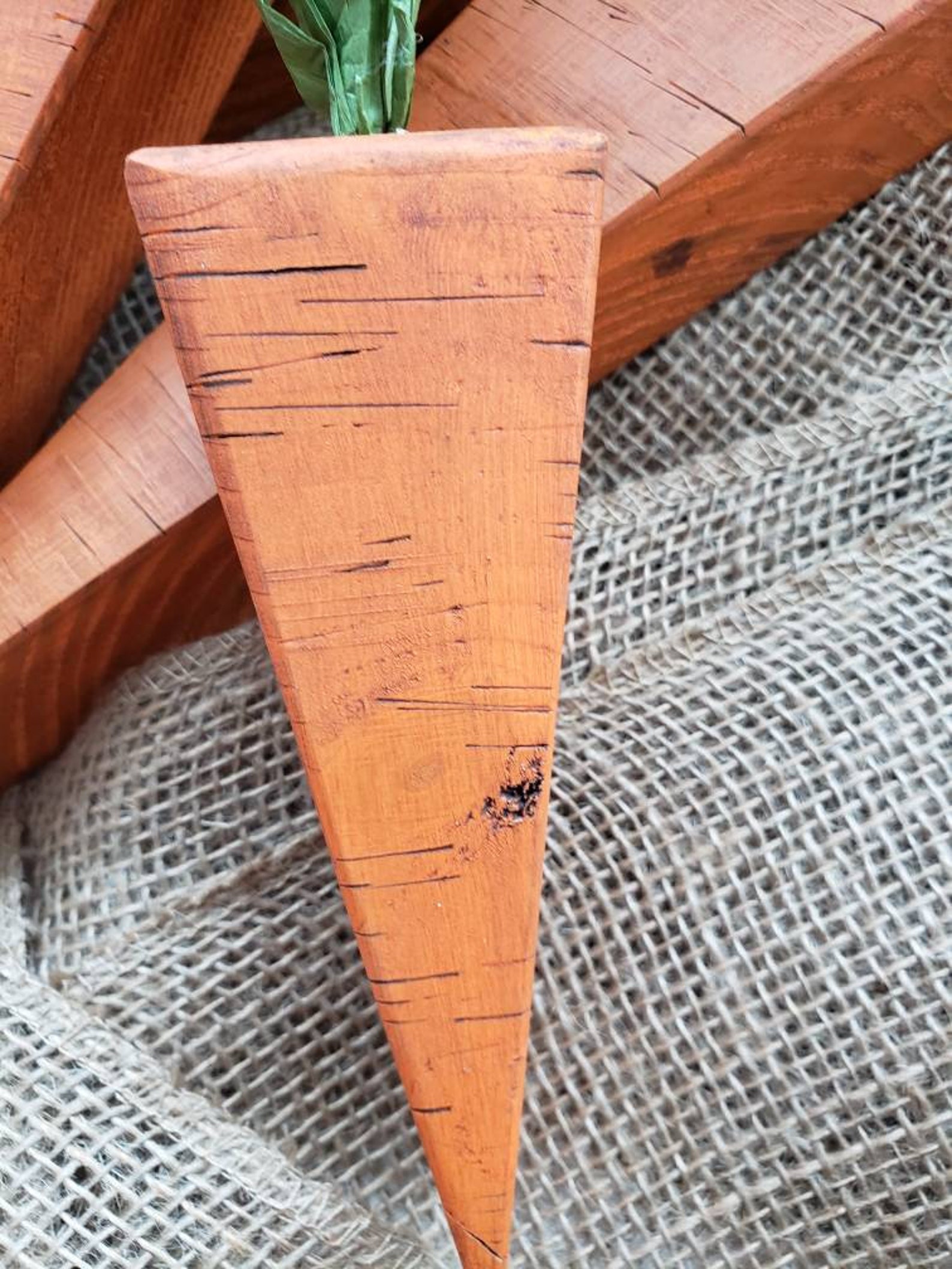 Primitive Wooden Carrots Rustic Easter Decor Farmhouse - Etsy