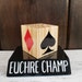 Natural Wood Euchre Trump Cube, what's Trump Cubes, Trump Marker, Trump ...