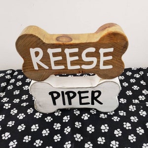 PERSONALIZED DOG BONE Signs | Dog Gifts | Wood Dog Bone | Custom Dog ...