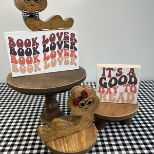CUTEST PERSONALIZED TEACHER Gift | Wooden Bookworm | Back to School ...