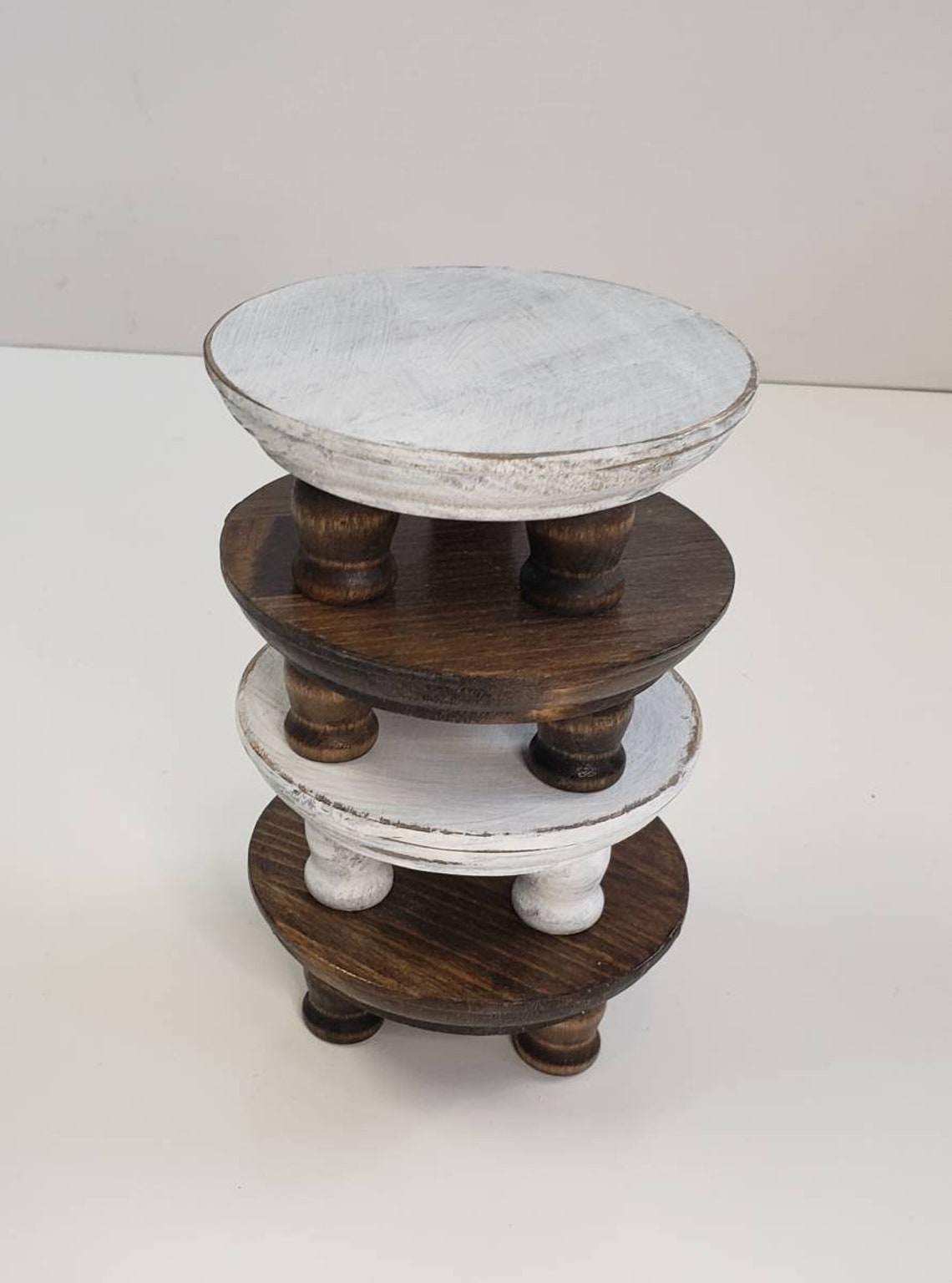 MINI WOOD RISER Tiered Tray Decor Marshmallow Mug Riser | Etsy