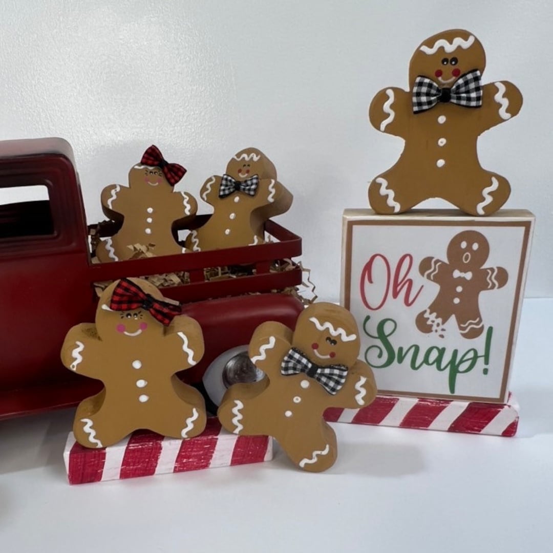 GINGERBREAD BABIES ARRIVED | Wooden | Fun Christmas Decor | Shelf ...