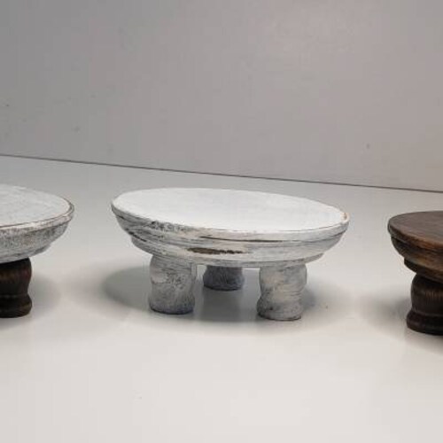 MINI WOOD RISER Tiered Tray Decor Marshmallow Mug Riser | Etsy