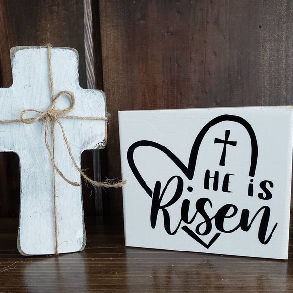 He is Risen Sign - Etsy