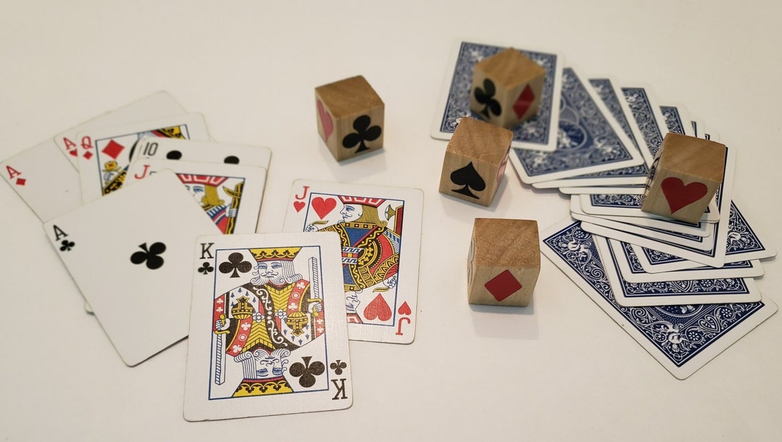 EUCHRE TRUMP Cube 1 Inch | What's Trump Cube | Card Club | Euchre ...