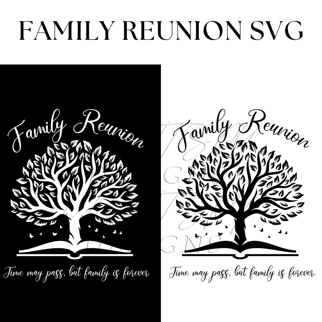 Family Tree SVG, Family Reunion SVG Bundle, Family Reunion Vector Art ...