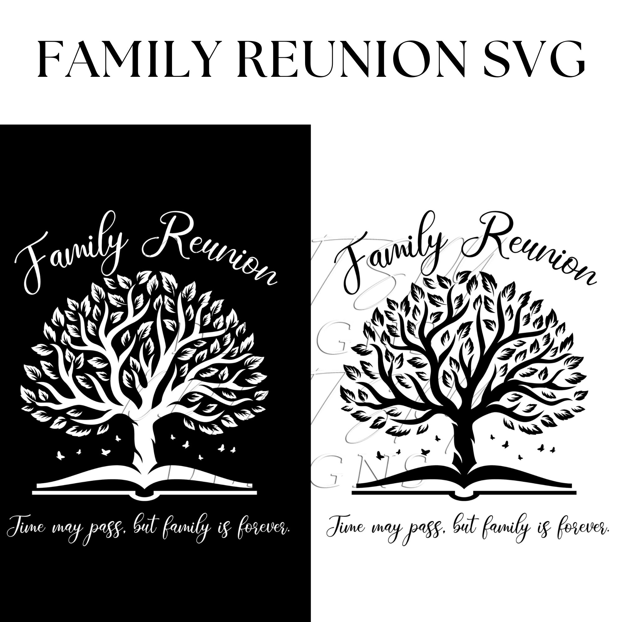 Family Tree SVG, Family Reunion SVG Bundle, Family Reunion Vector Art ...