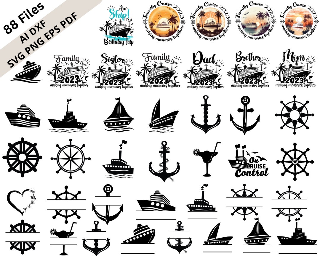 Cruise SVG Bundle Designs Cruise Svg Family Match Cruise Svg Shirt ...