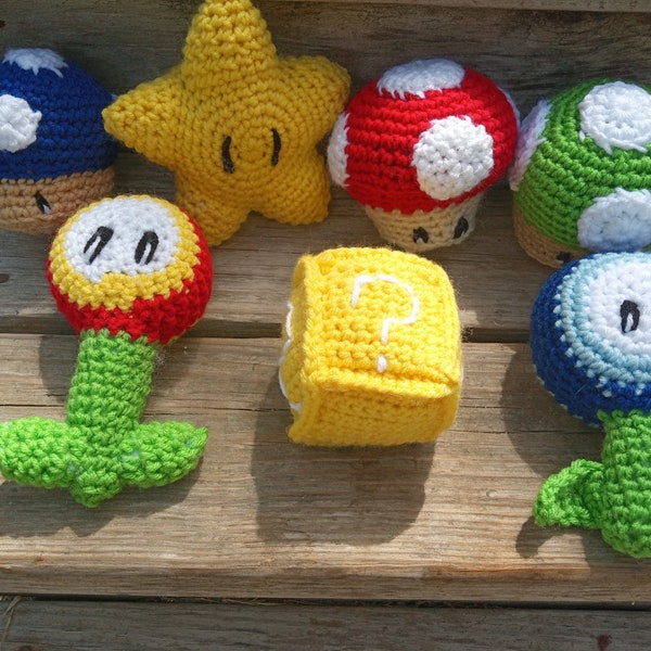 Mario Power Ups - Etsy