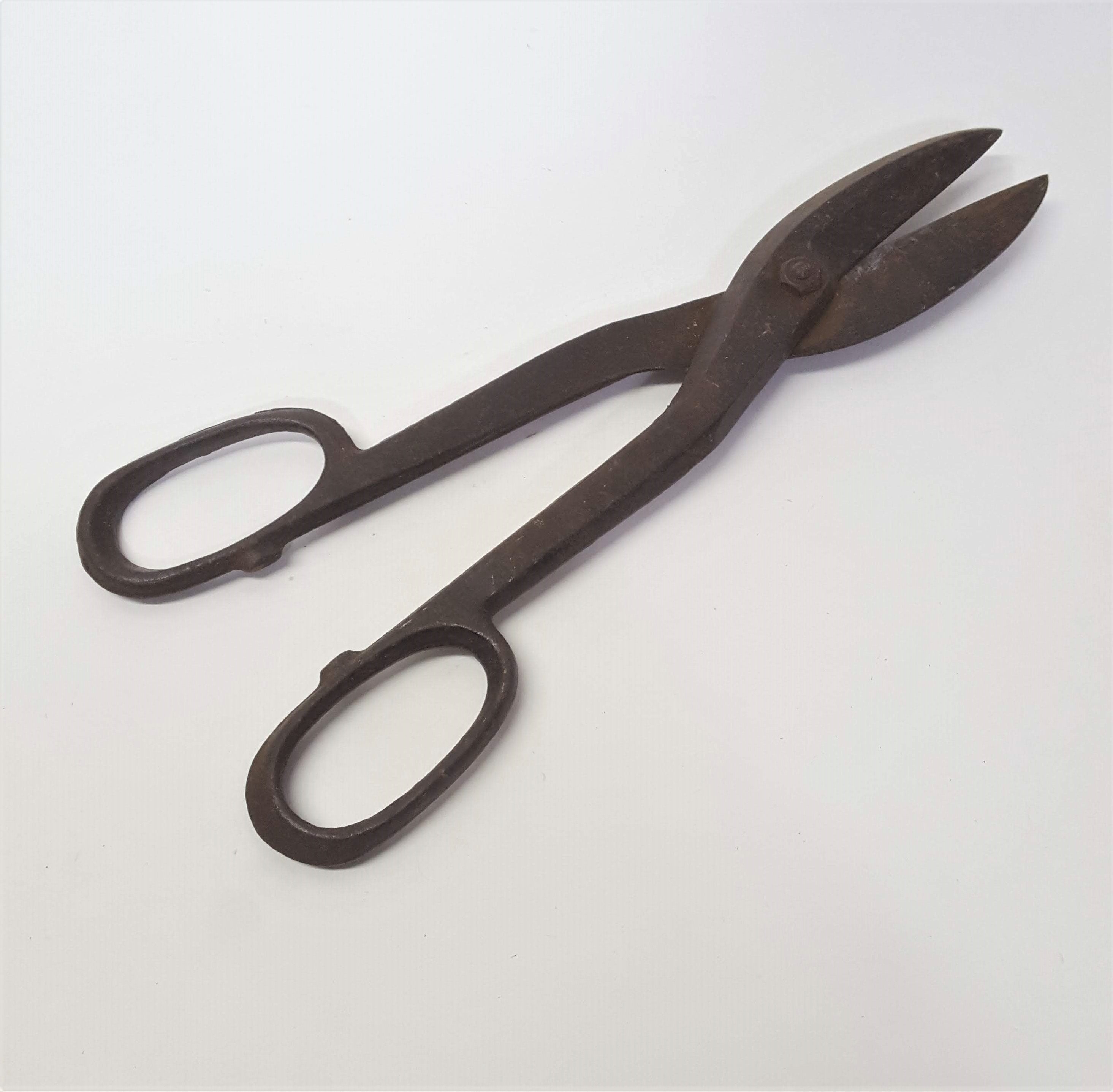 Tin Snips Old Tin Snips Pine Knot Tin Snips 40 Old Tools | Etsy