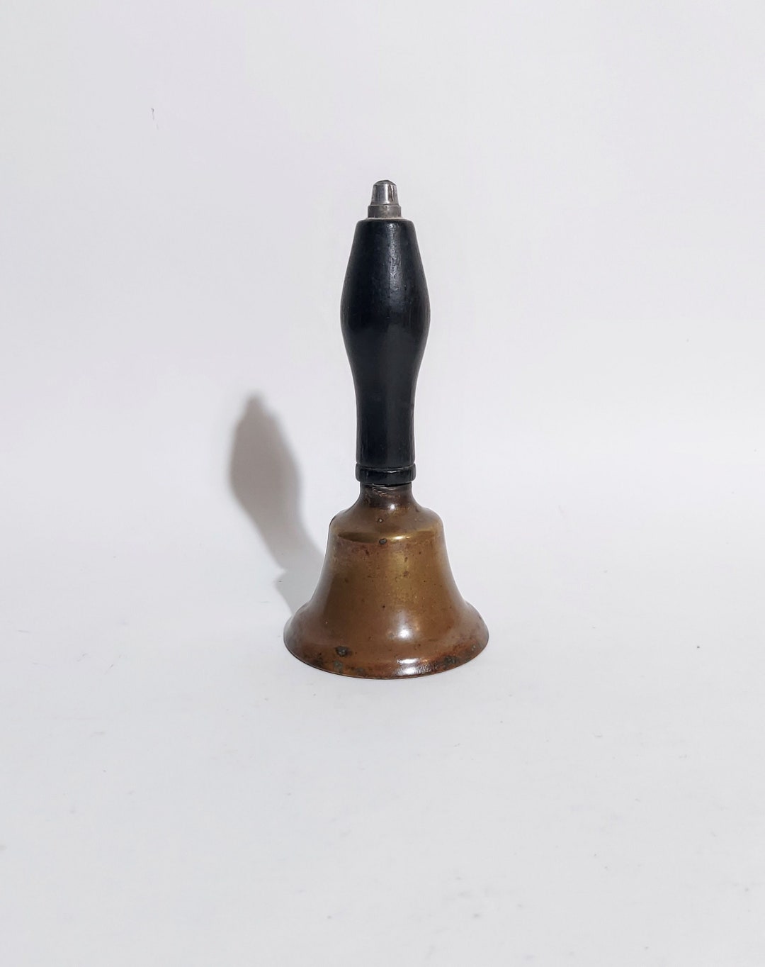 Vintage School Bell, Brass Bell With Wood Handle, Teacher Gift - Etsy