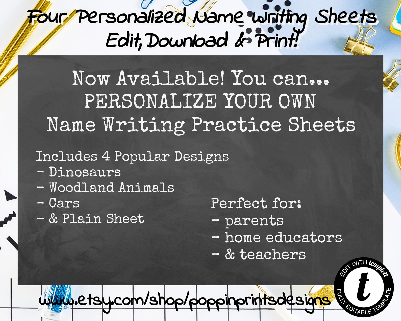 Personalized Name Writing Practice Sheets Editable Name - Etsy