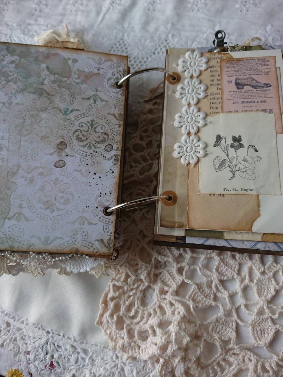 Ring Bound Journal With Pockets Bags Tucks and Journaling Pages Inside ...