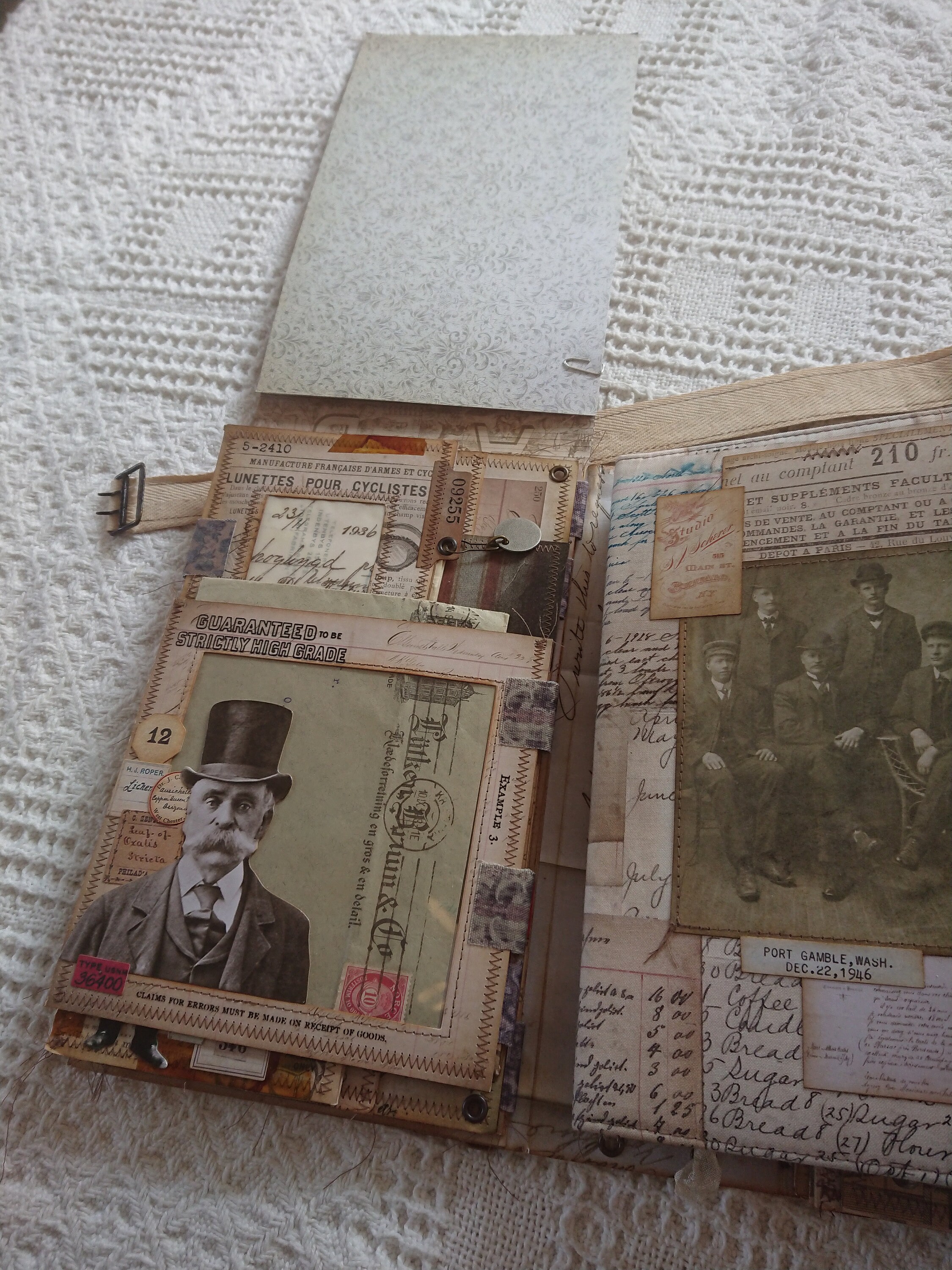 Masculine Flip Flap Lapbook Style Interactive Journal in Tim Holtz ...