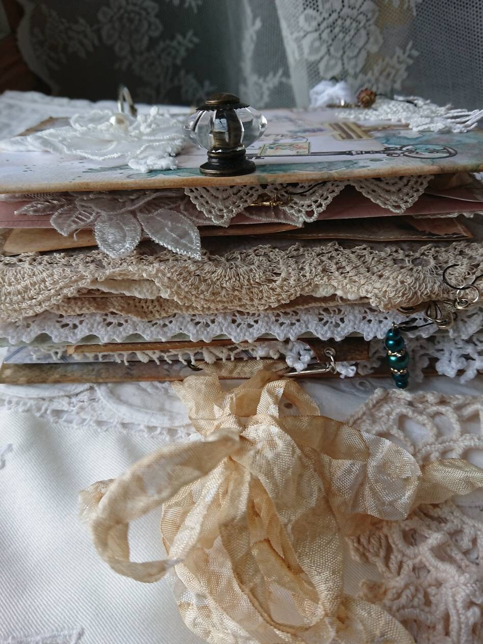 Ring Bound Journal With Pockets Bags Tucks and Journaling Pages Inside ...