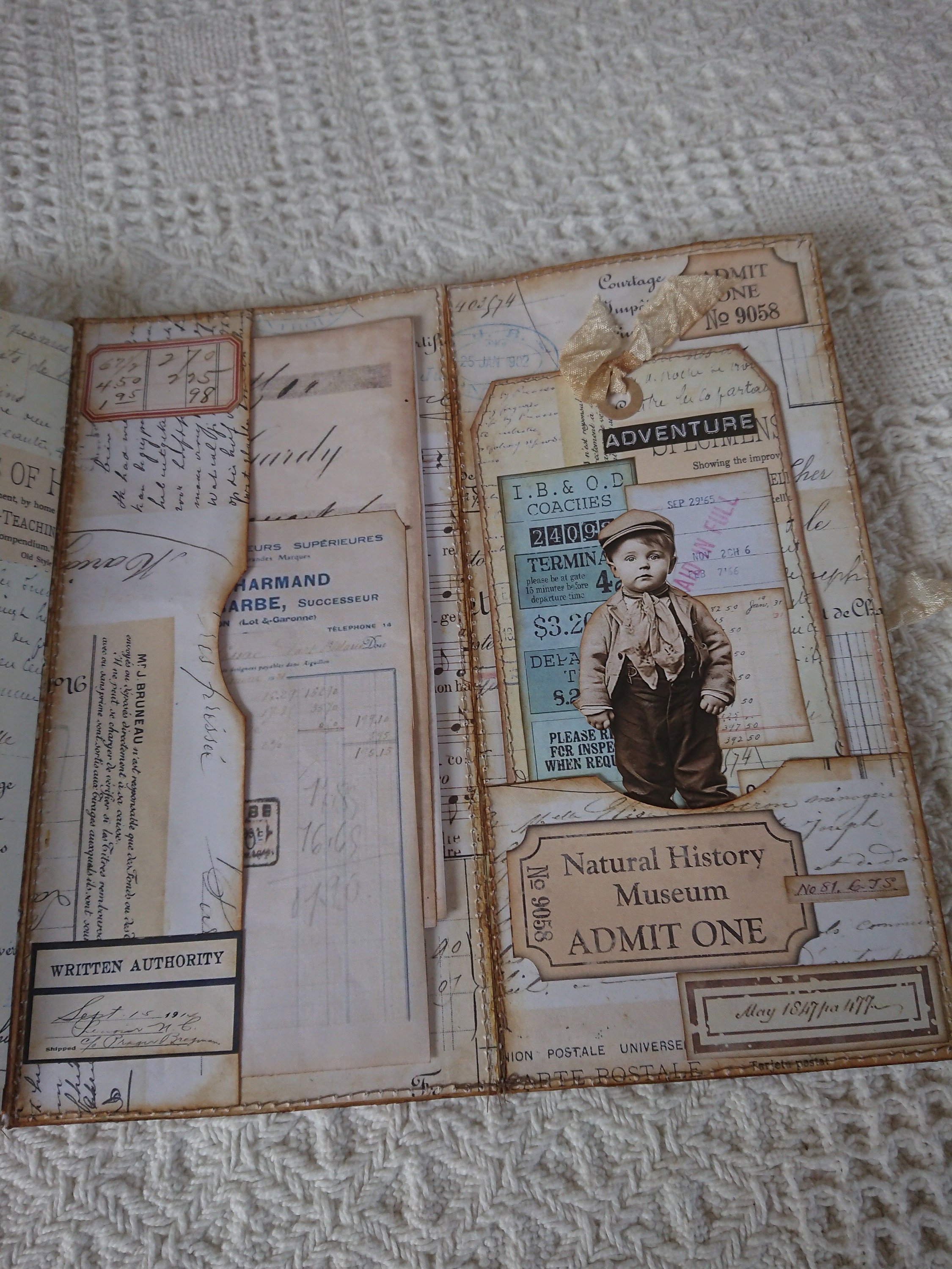 Trifold Notebook Journal Tag Holder - Etsy