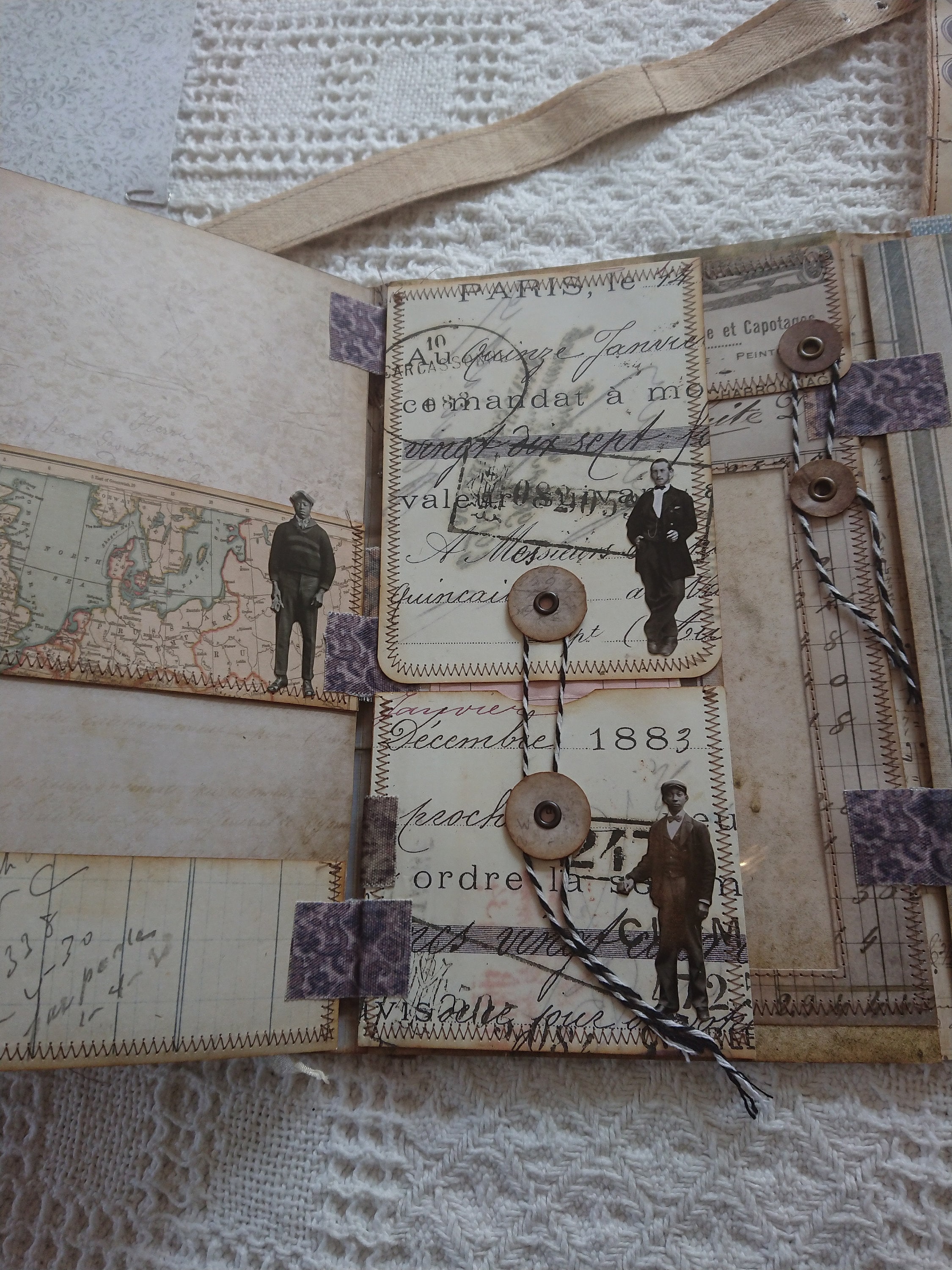 Masculine Flip Flap Lapbook Style Interactive Journal in Tim Holtz ...