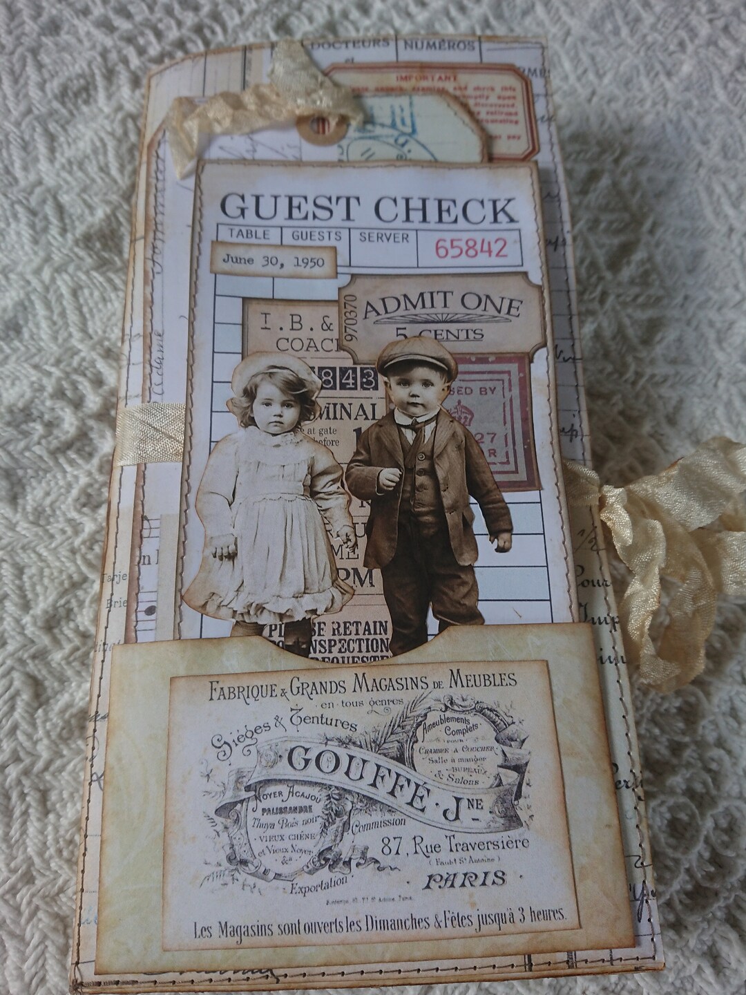 Trifold Notebook Journal Tag Holder - Etsy