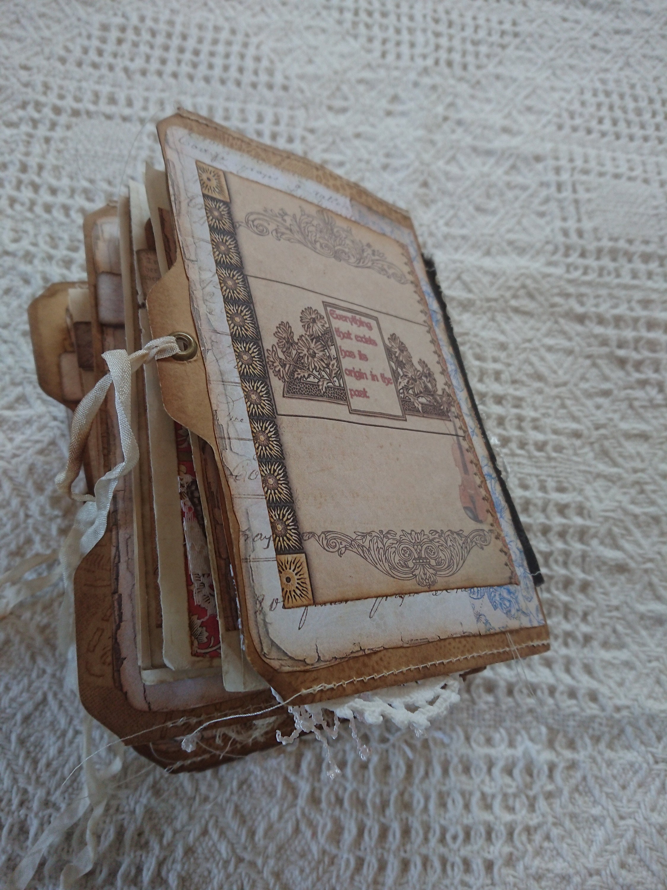 Renaissance Mini File Folder Journal. - Etsy