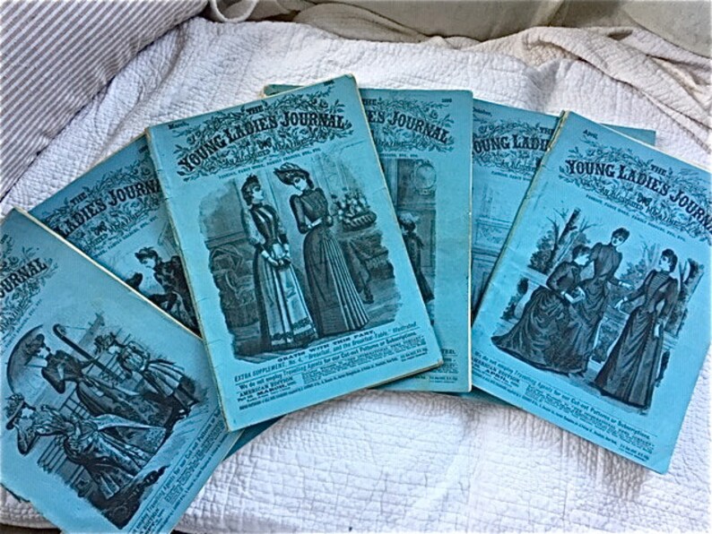 Antique Ladies' Fashion Magazines - 1890 - Etsy