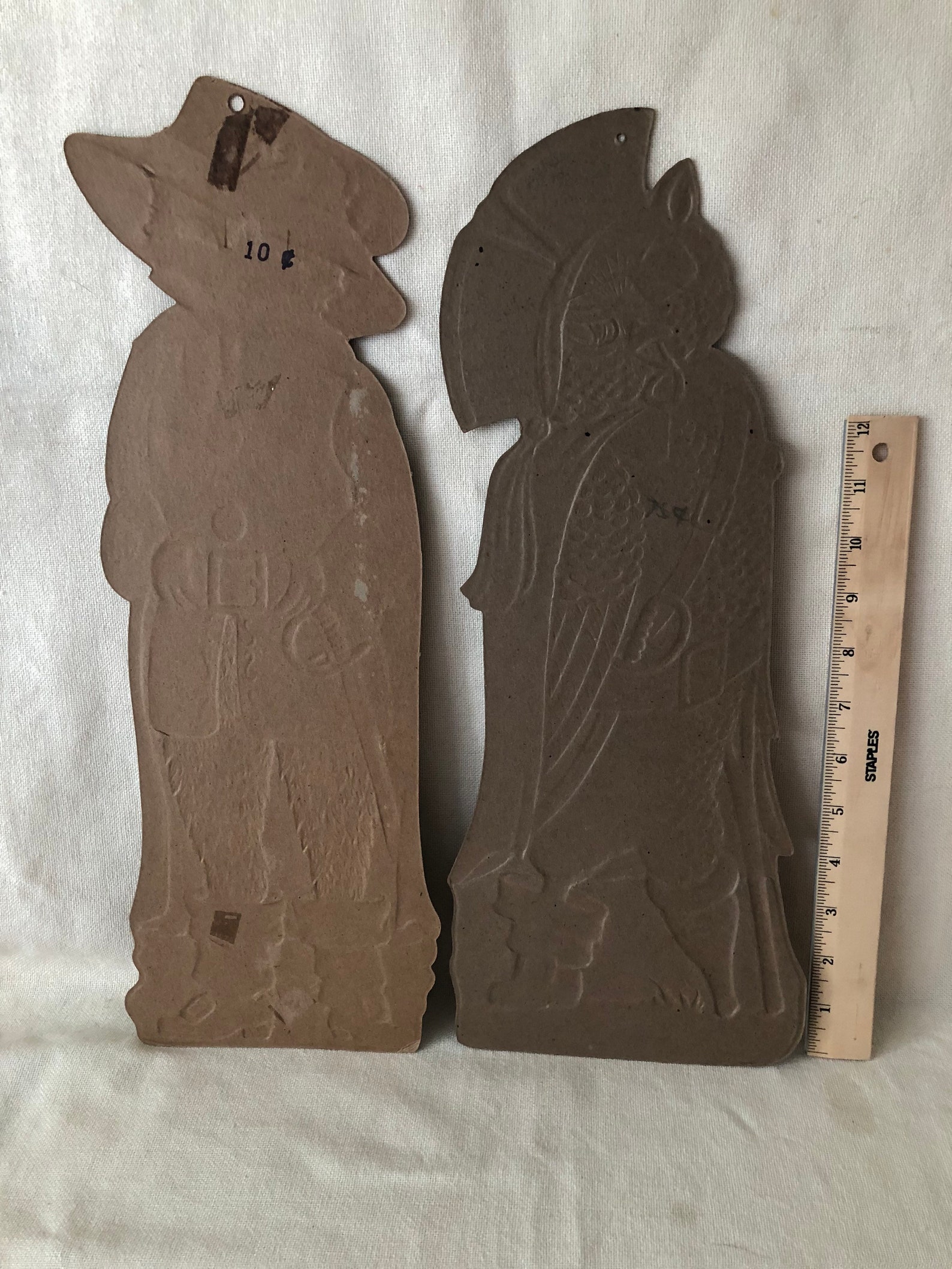 Pair of Vintage Beistle Halloween Character Decorations - Etsy