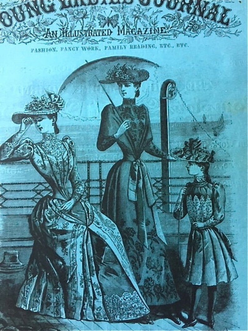 Antique Ladies' Fashion Magazines - 1890 - Etsy