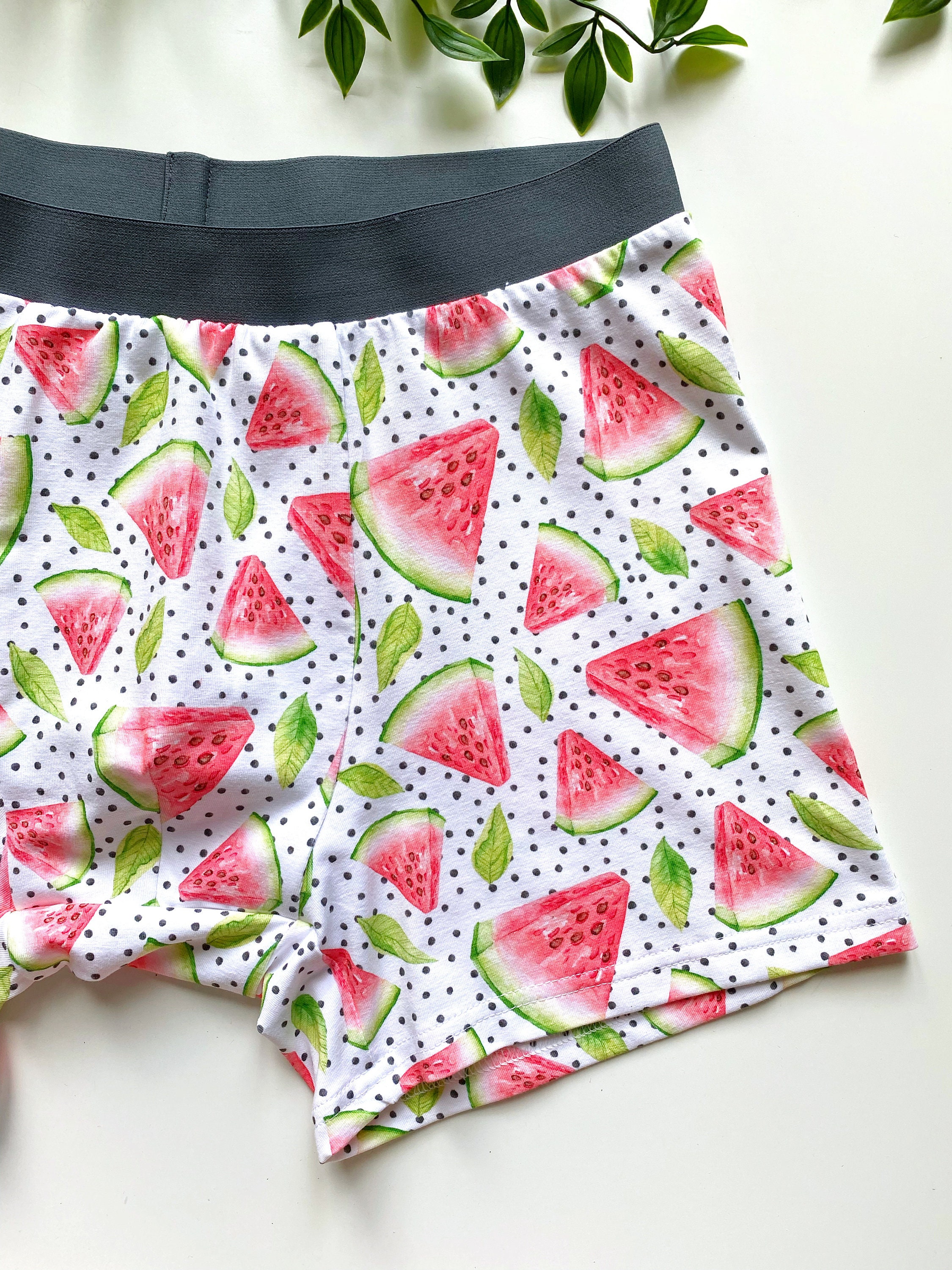 Men Briefs With Watermelon Funny Boxers for Him Comfy - Etsy