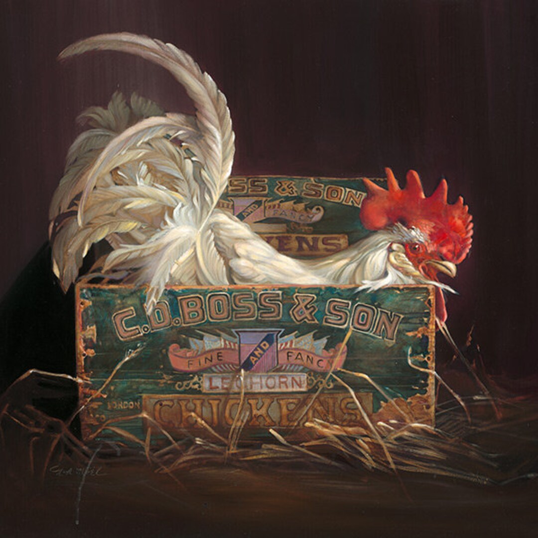 Fine and Fancy - Oil Painting, Nancy Noel Art Print, Animal Art, Paper ...