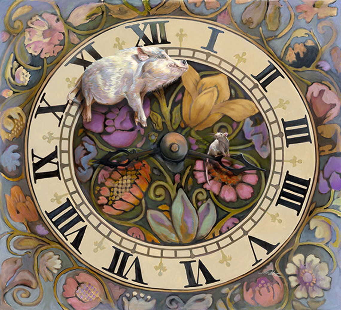 Ignorance is Bliss - Oil Painting, Nancy Noel Art Print, Paper or ...