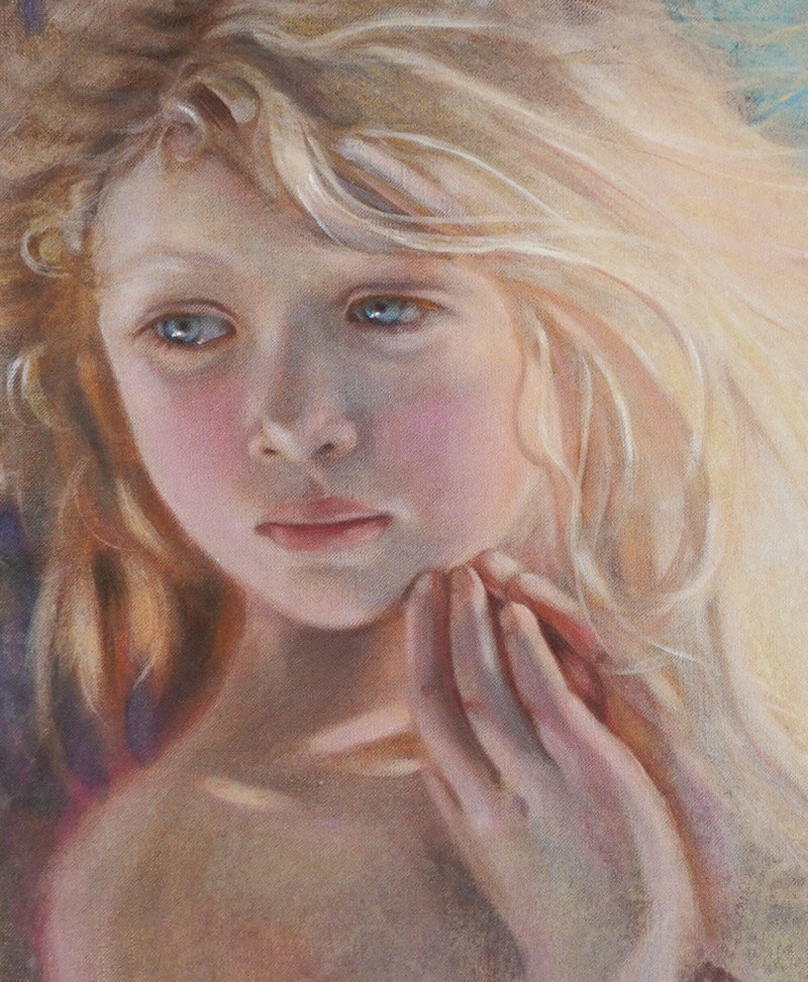 Angel Painting, Angel Art, Vintage Nancy Noel Art Print, ANGEL With ...