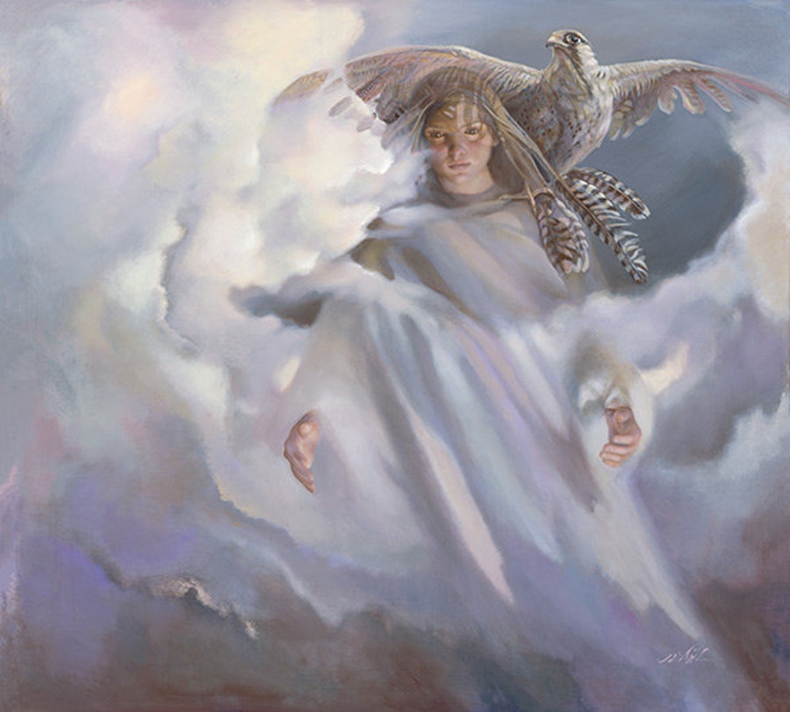 Remember Me - Oil Painting, Nancy Noel Art Print, Angel Art, Paper or ...