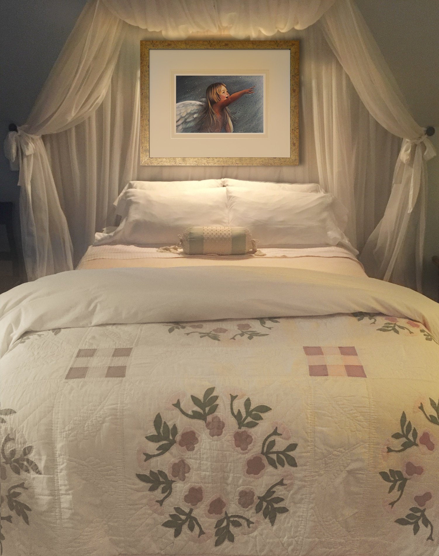 Little Angel Reaching Out Vintage Nancy Noel 13H x | Etsy