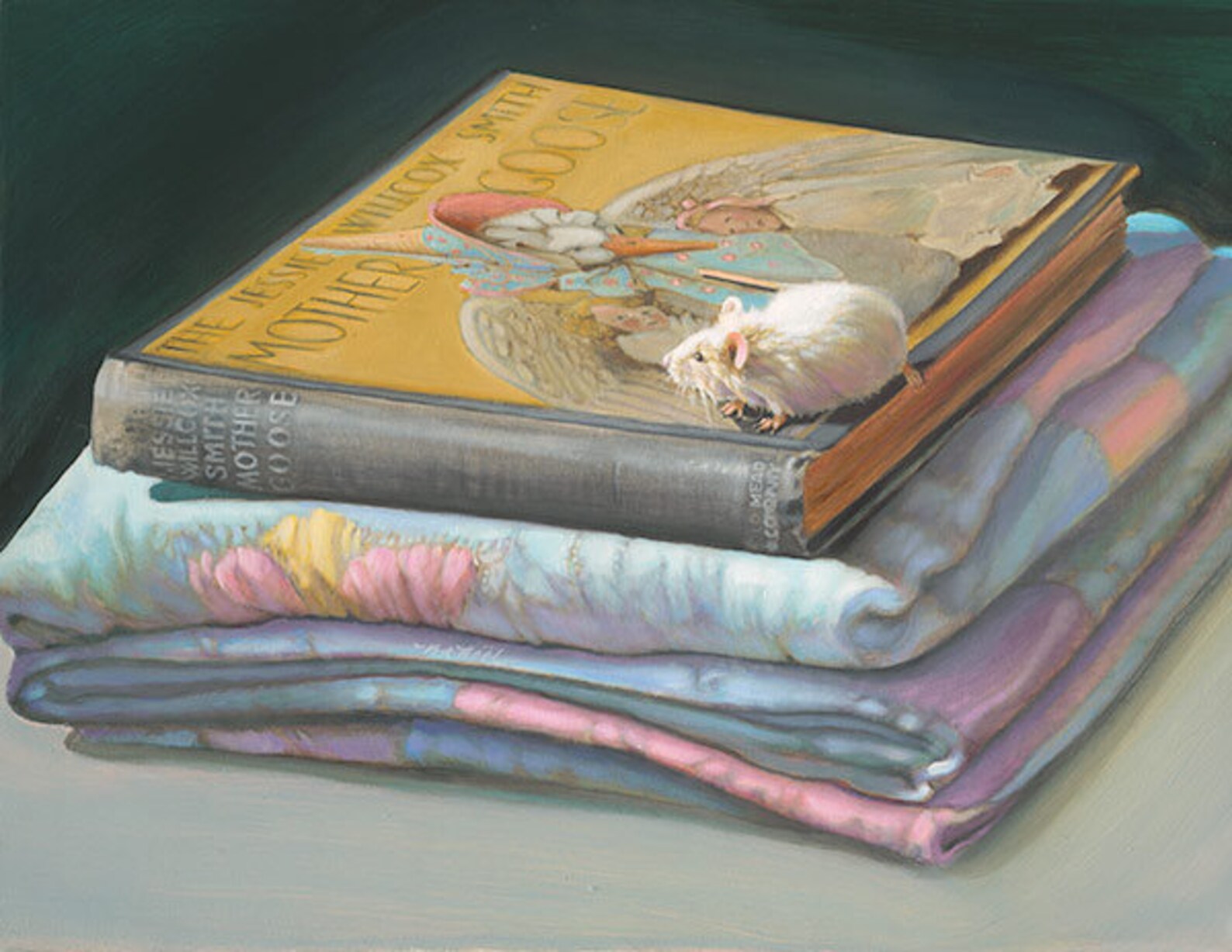 Mouse - Oil Painting, Nancy Noel Art Print, Animal Art, Paper or Canvas ...