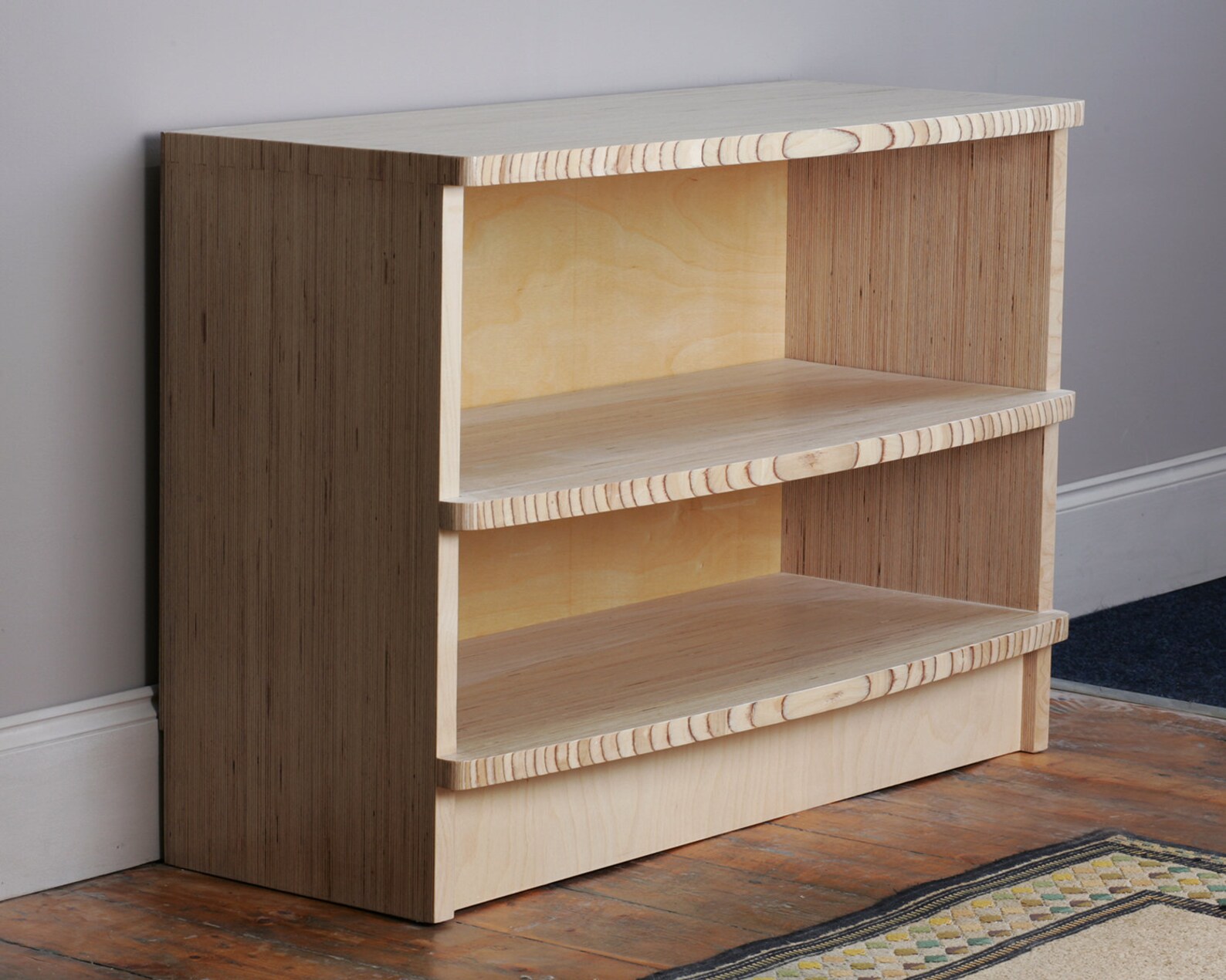 End Grain Birch Plywood TV Cabinet / Shelving Unit / Modern / Scandi ...