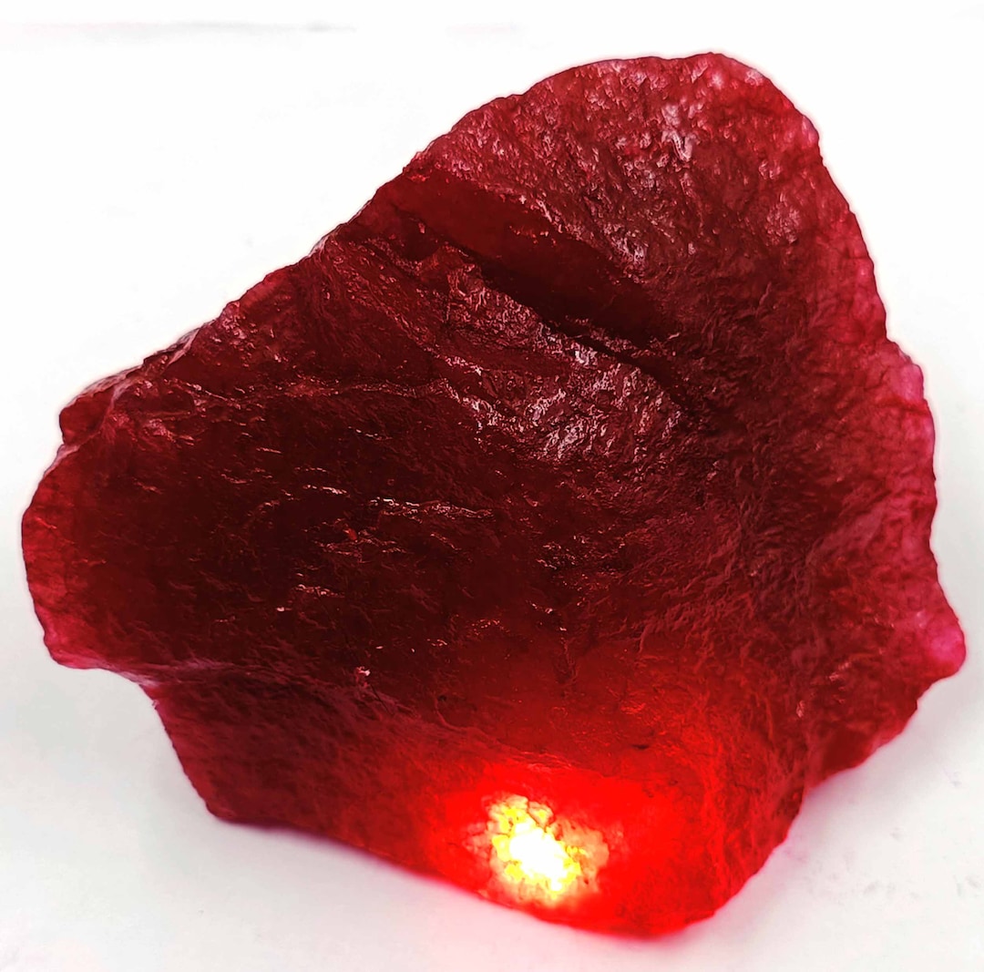 Ruby Rough 1200-1250 Carat Certified Loose Gemstone African Red Ruby ...