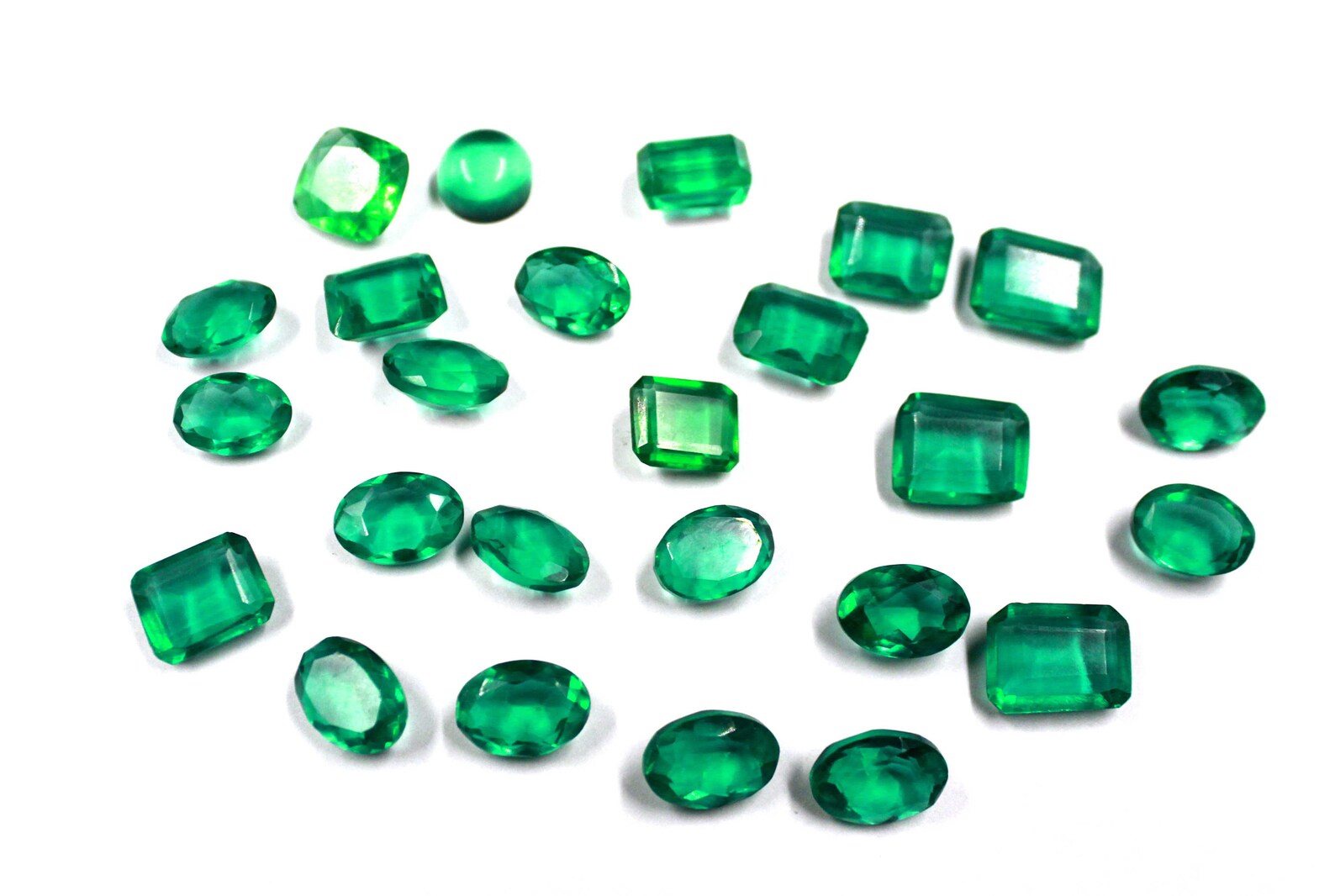 161.00 Ct Certified Mix Cut Green Moldavite Gemstone Lot DY767 | Etsy