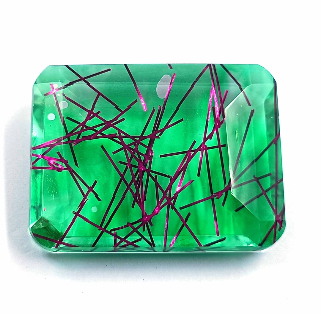 Quartz 110-120 Ct Thursday Sale Multi -color Quart Emerald Cut From ...